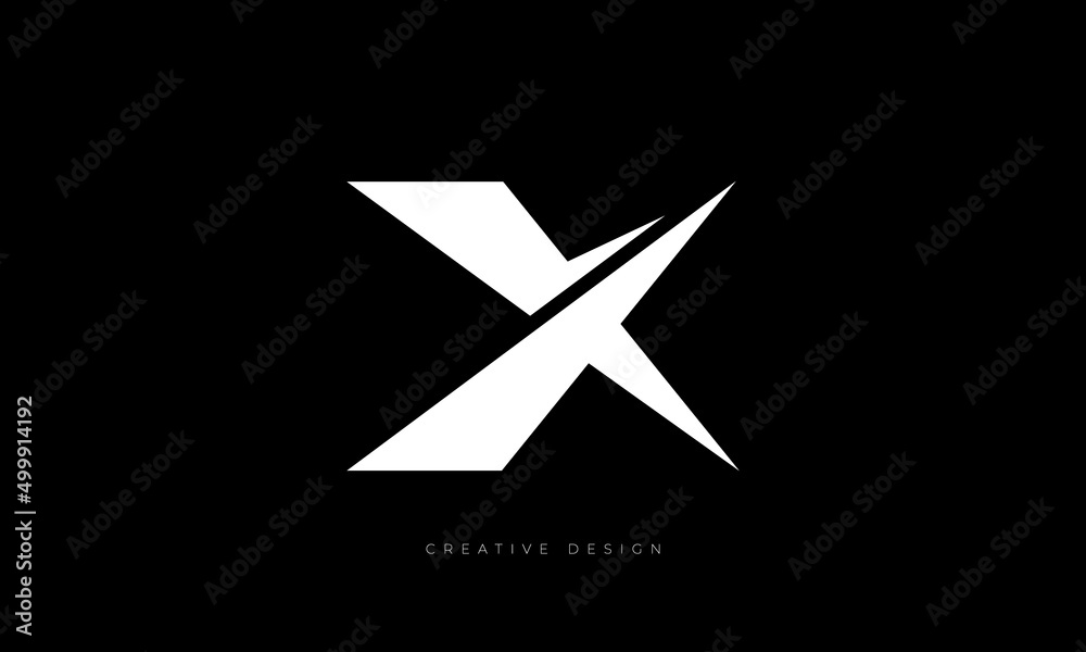 X letter branding logo concept Stock Vector | Adobe Stock