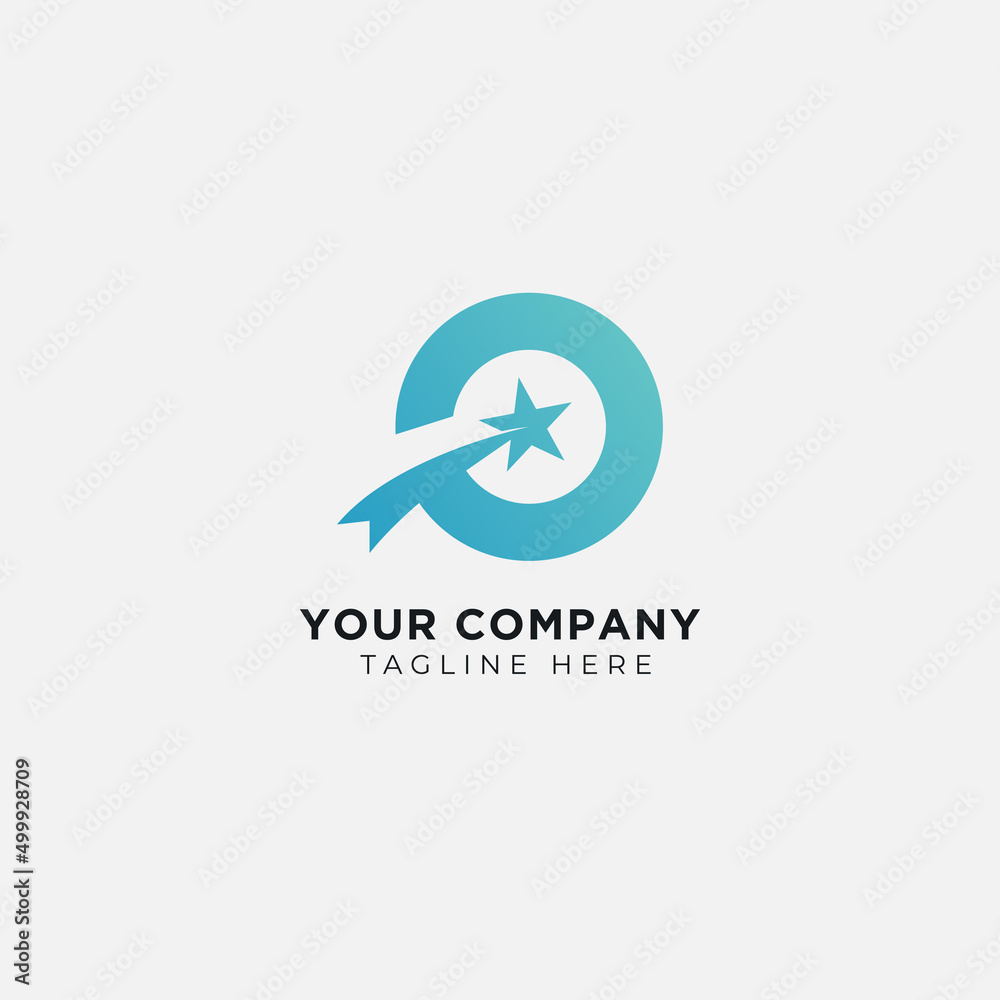 fast Blue stars logo Design modern Stock Vector | Adobe Stock