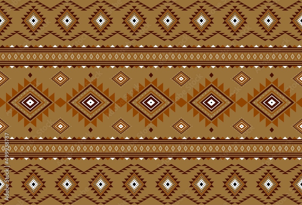 Geometric ethnic oriental seamless pattern traditional Design for ...