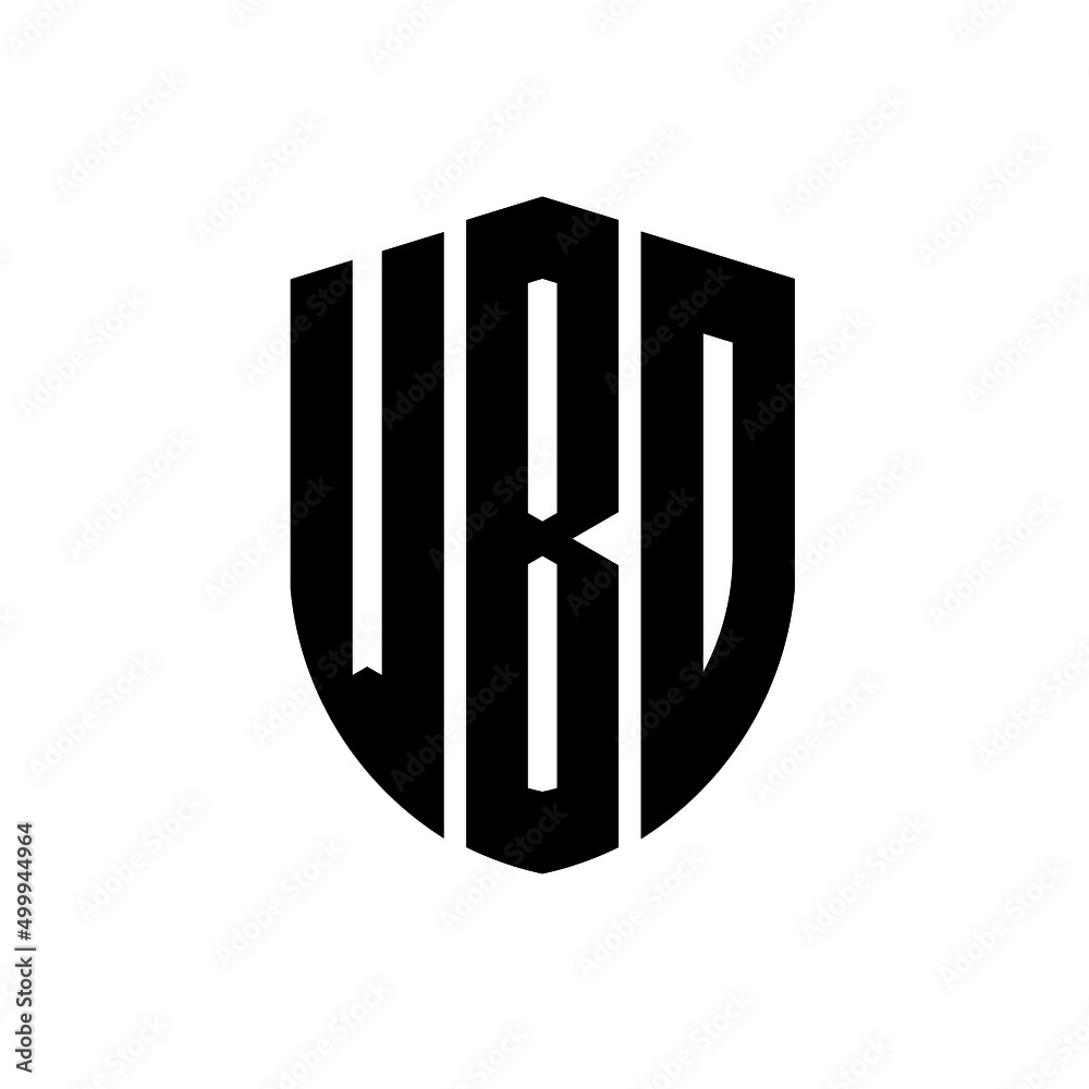 WBO letter logo design. WBO modern letter logo with black background ...