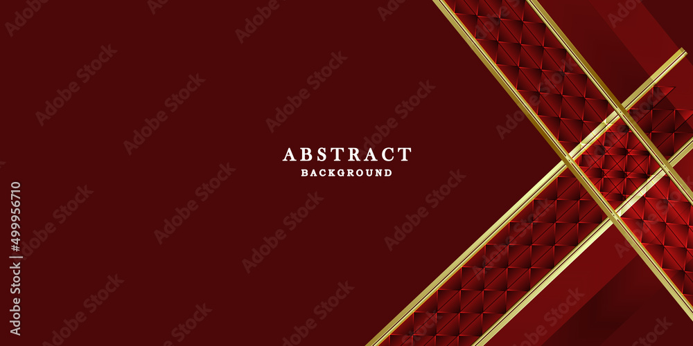 Modern red gold background vector Stock Vector | Adobe Stock