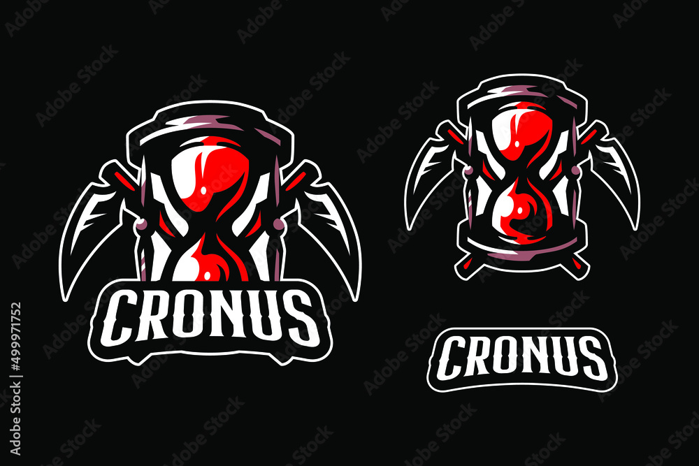 cronus esport logo design Stock Vector | Adobe Stock