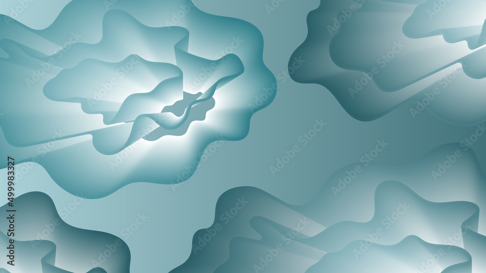 Abstract Modern Soft Star Wave Smooth Gradient Digital Deep Shape Art ...