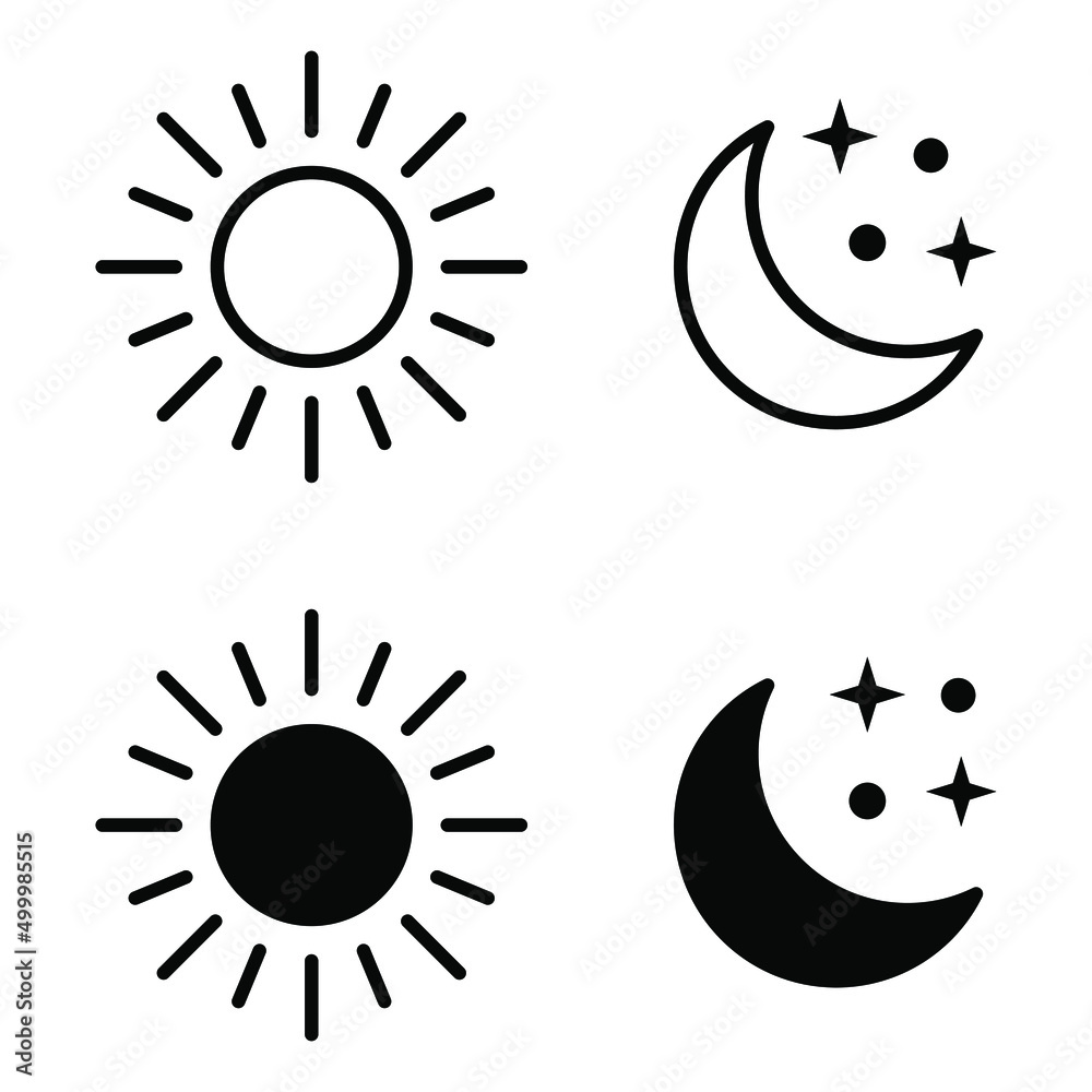 Sun Moon Icon