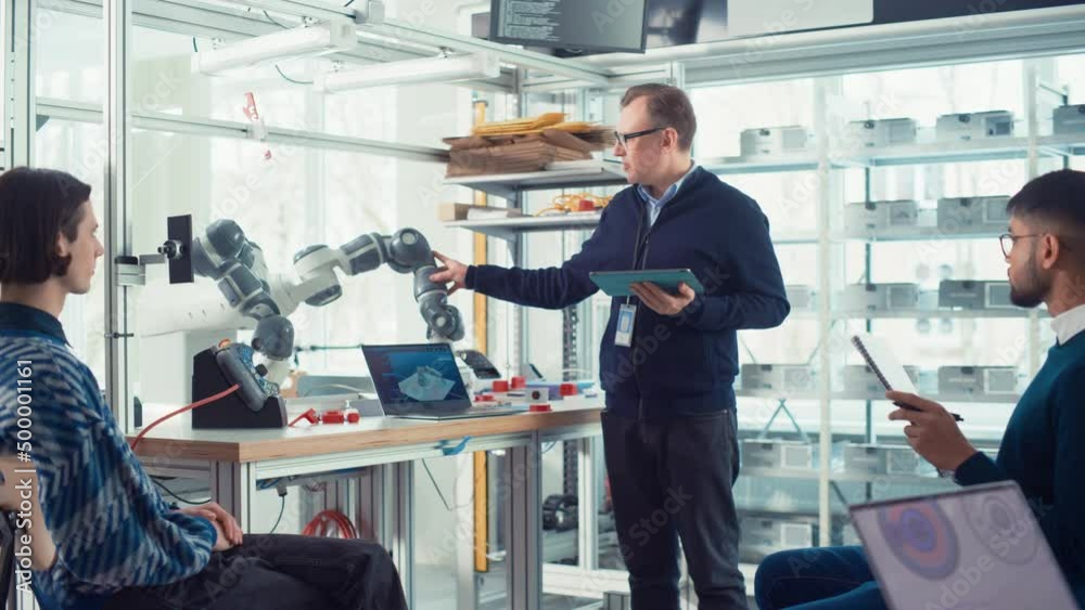 Advanced Robotics Technology Start-up Chief Engineer Presents ...