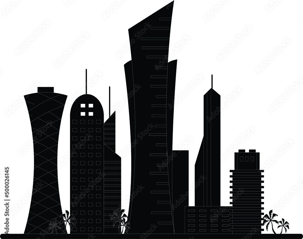 Qatar vector illustration Stock Vector | Adobe Stock