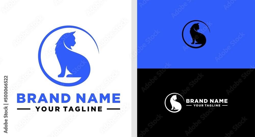 Poster MAINE COON LOGO CAT CIRCLE MODERN EDITABLE – Wall Art | UkPosters