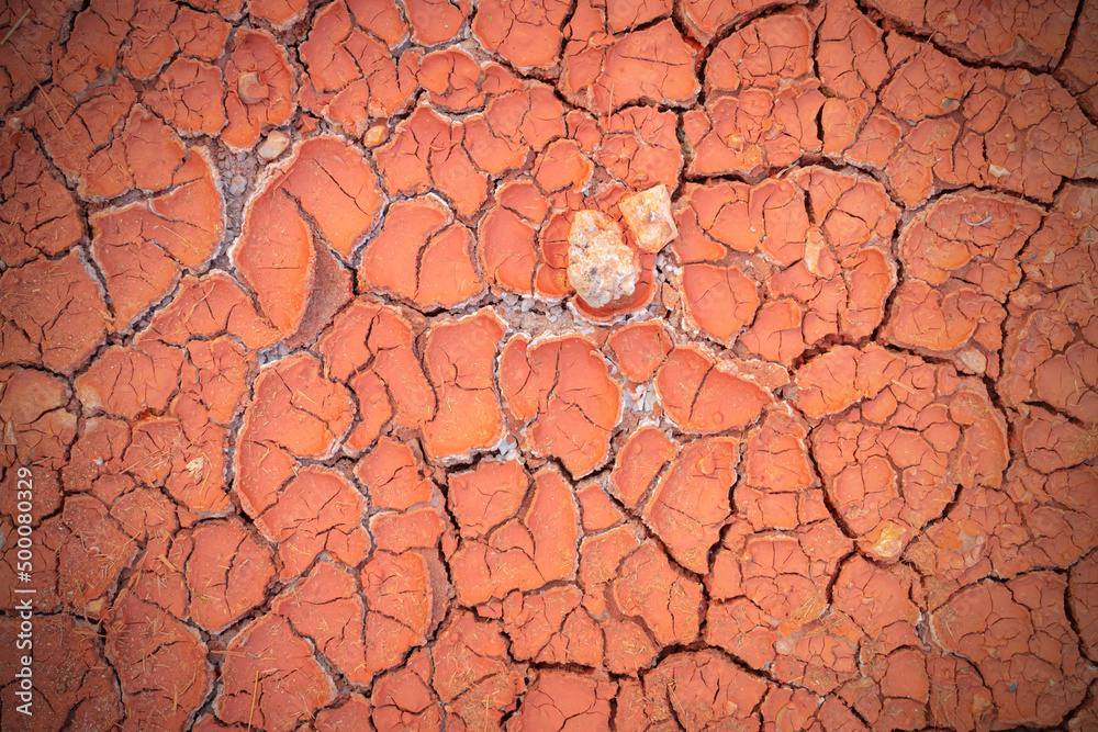 Crack soil ground texture. The natural texture of soil with cracks ...