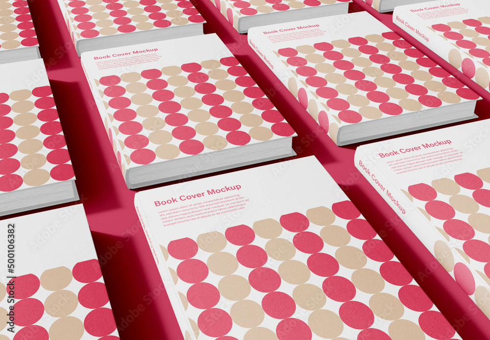 Set of Books Mockup Stock Template | Adobe Stock