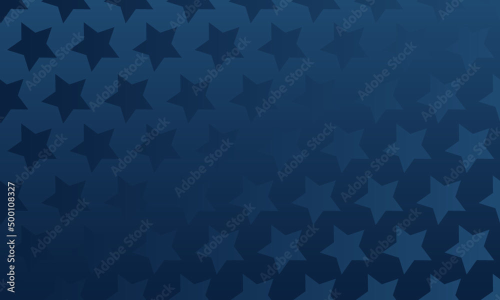 Blue gradient stars on gradient background; good for slides, wallpaper ...