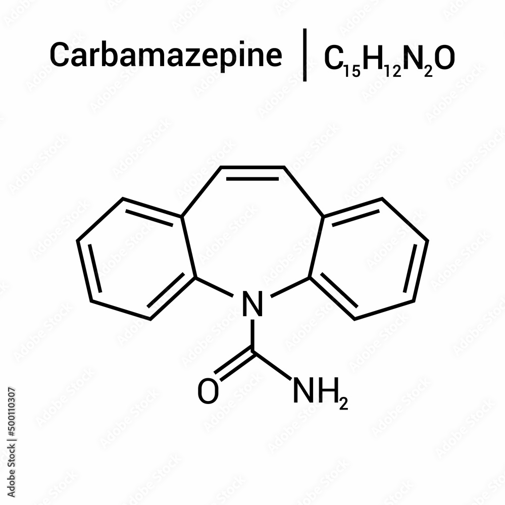 Carbamazepine Structure Wikidoc Sketch Coloring Page