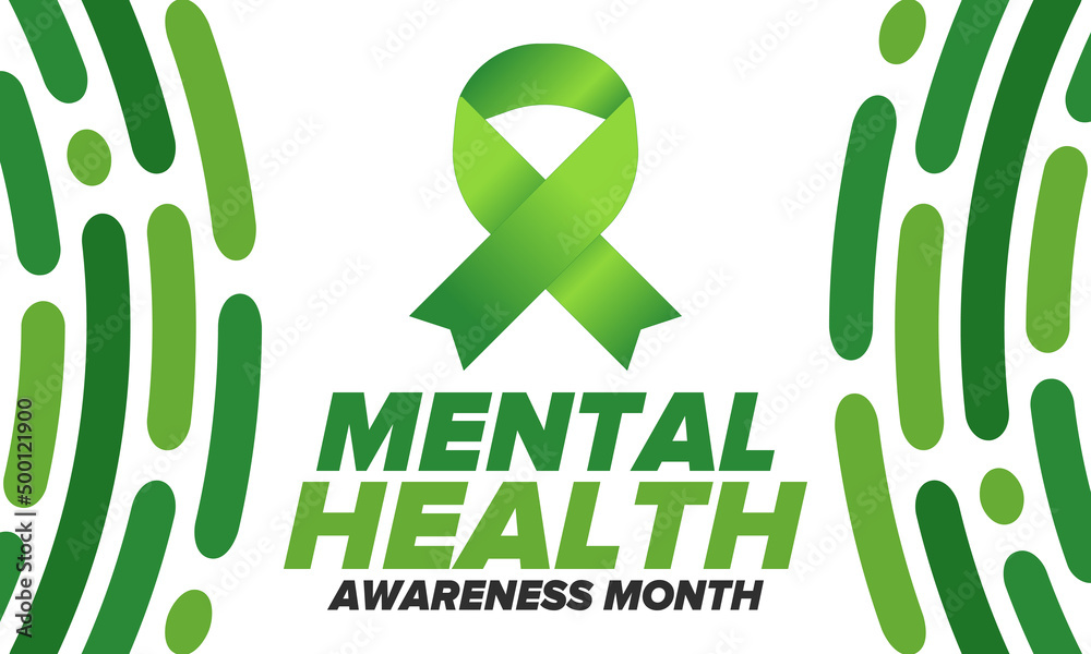 Mental Health Awareness Month in May. Annual campaign in United States ...