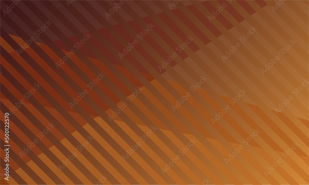 Geometric, gradient diagonal striped background in burnt orange and ...