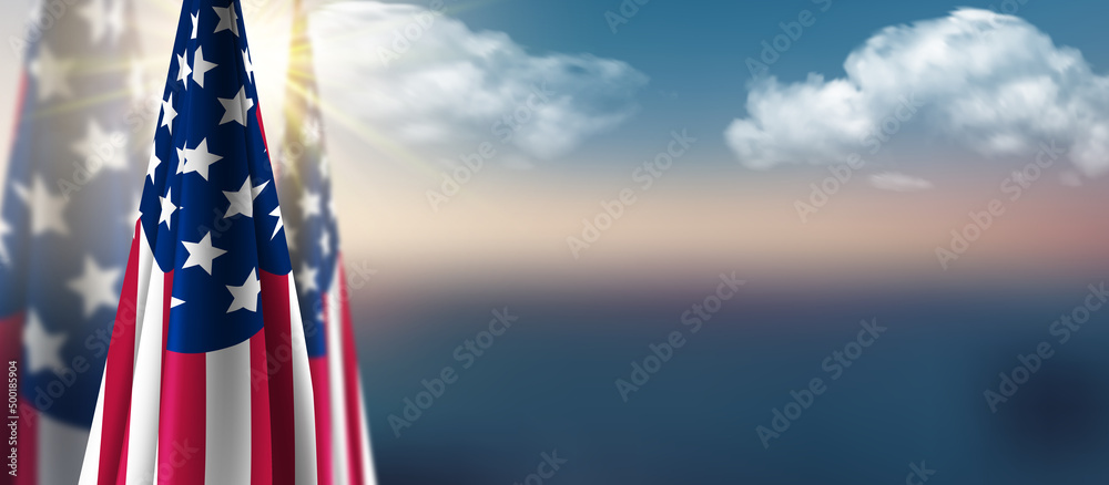 USA Flag Background Stock Photo | Adobe Stock
