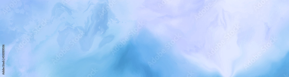 Elegant banner template design with blue paint. Stock Vector | Adobe Stock