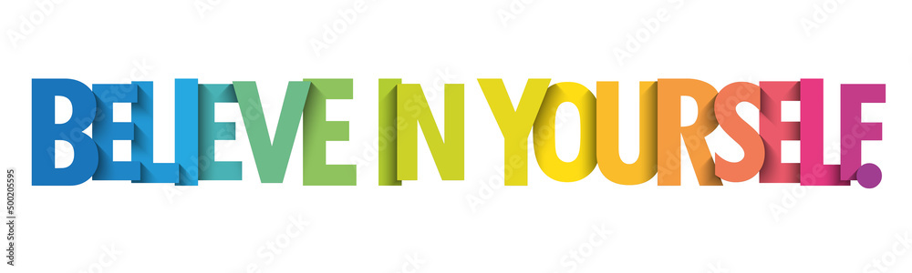 Believe In Yourself Clipart
