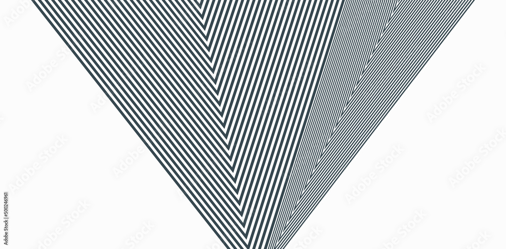 Abstract striped background. Pattern with optical illusion. Triangle ...