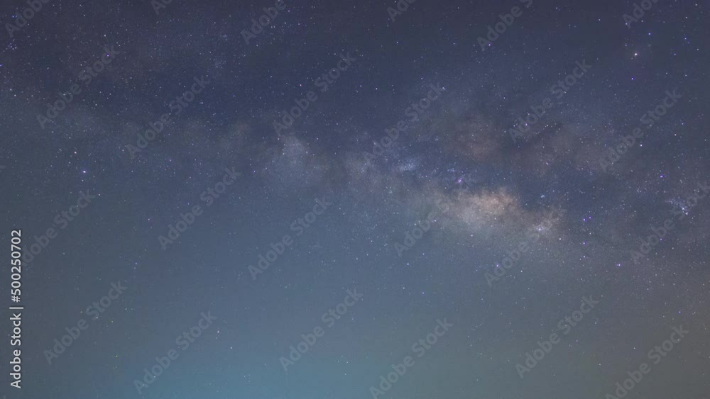 Milky Way Galaxy Time Lapse at Kanchanaburi Thailand, Universe galaxy ...