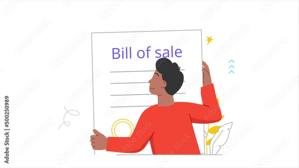 Vidéo Stock Business documents video concept. Moving man holds large ...