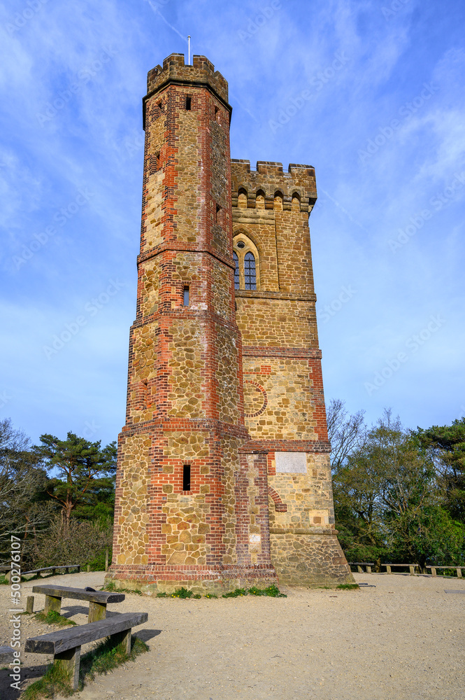 Leith Hill, Surrey, UK: Leith Hill Tower at the summit of Leith Hill ...