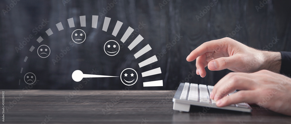 Poster Male hand typing in computer keyboard – Wall Art | UkPosters