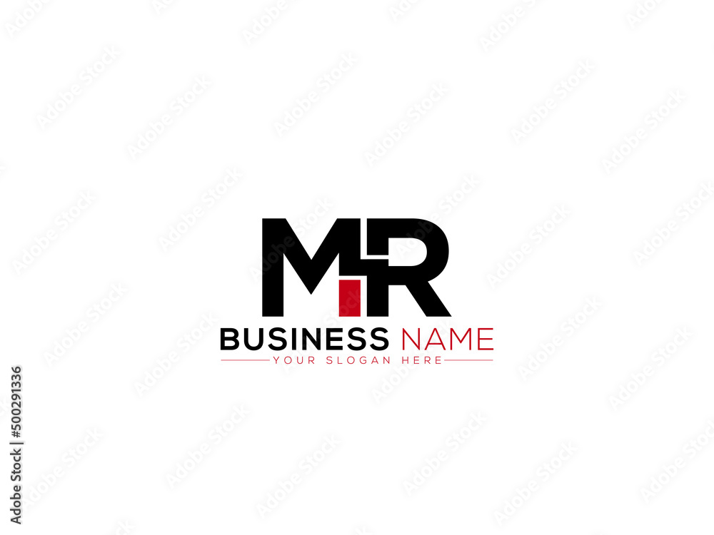 Modern MR Logo Image, Creative Mr rm Logo Letter Vector Icon Design For ...