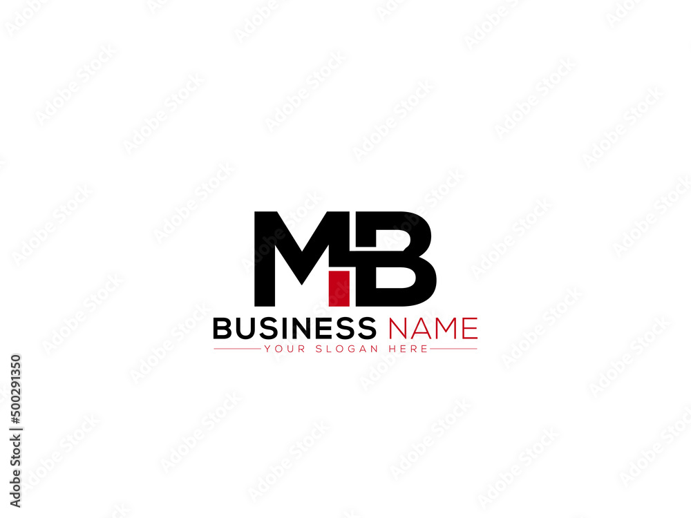 Modern MB Logo Image, Creative Mb bm Logo Letter Vector Icon Design For ...