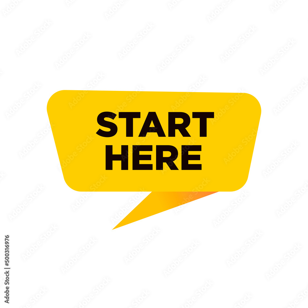 Start Here Button