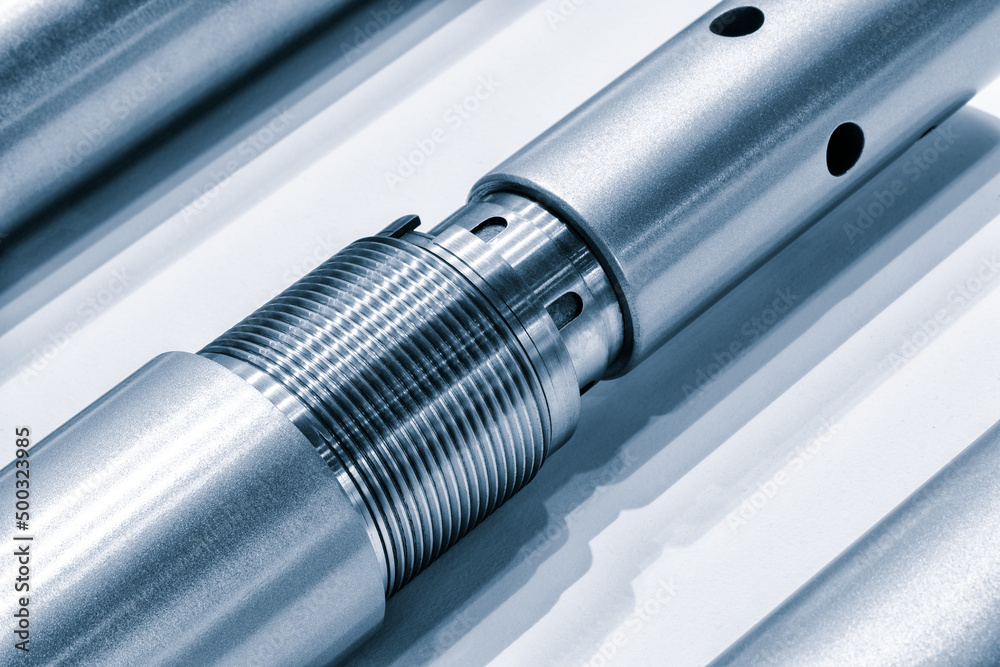 Couplings for tubing. thread on the couplings. Pumped compressor pipes ...