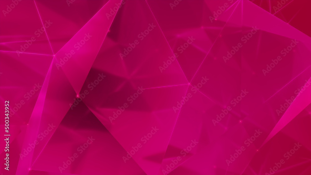 Futuristic, High Tech, Pink Background, with Network Lines. Digital ...