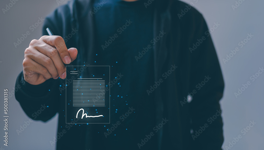 Electronic signature, document management, paperless office, E signing ...