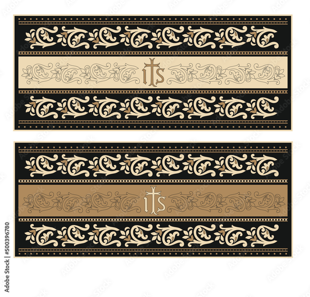 GOLD EMBROIDERY FOR LITURGICAL CLOTHES AND SACRED CEREMONIES. SACRED ...