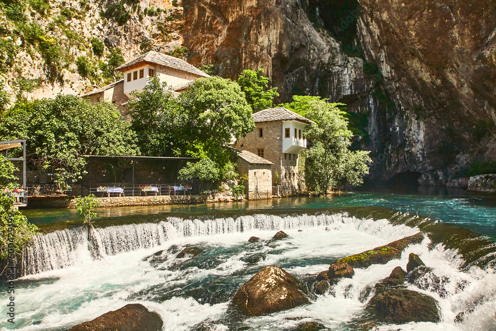 Vrelo Bune, Sehenswürdigkeit, Quelle, Bosnien Herzegowina Stock Photo ...