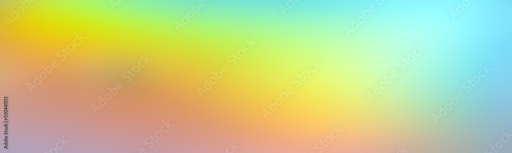 Wide blurred colorful gradient backdrop very light blue. Mobile ...