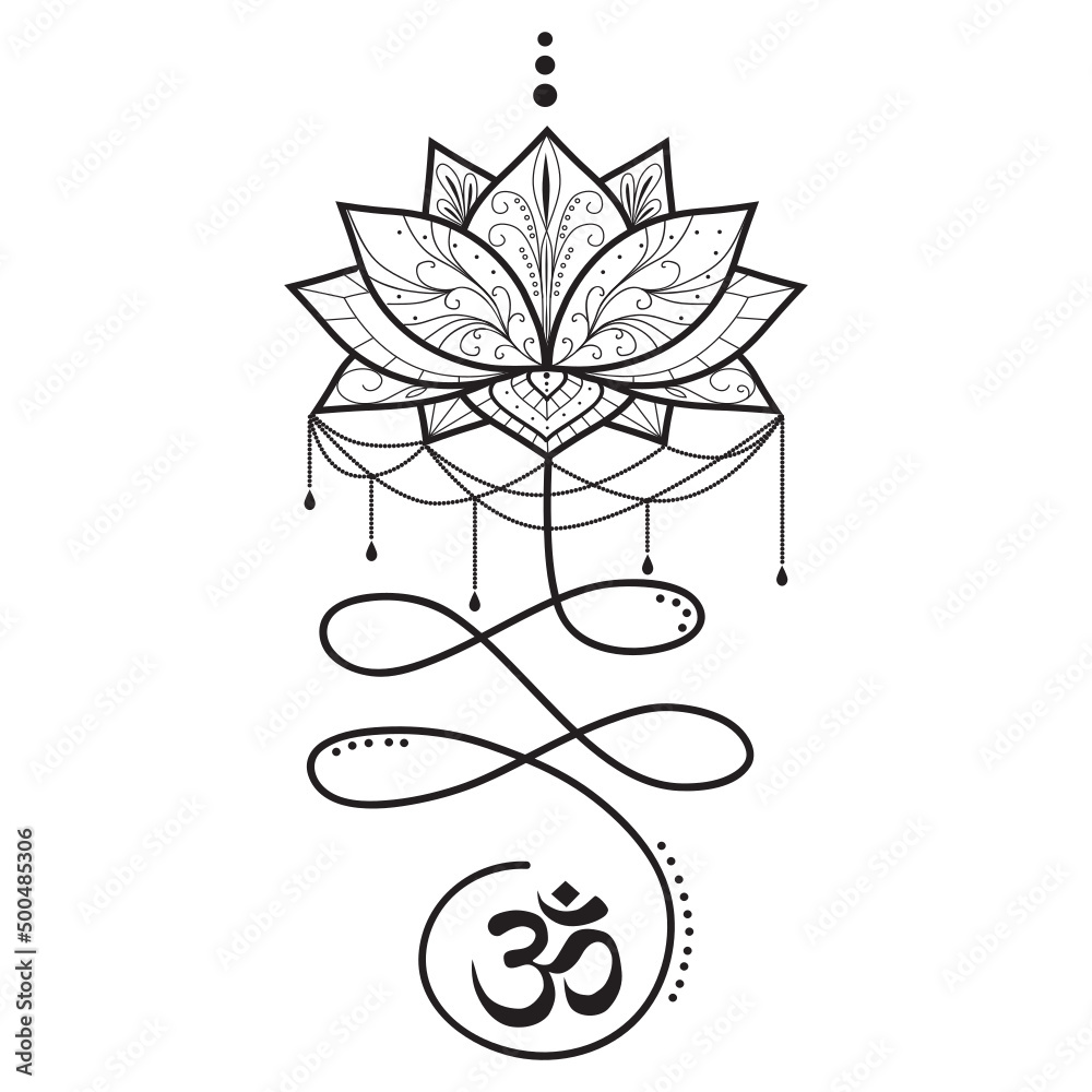 unalome, life path symbol, svg Stock Vector | Adobe Stock