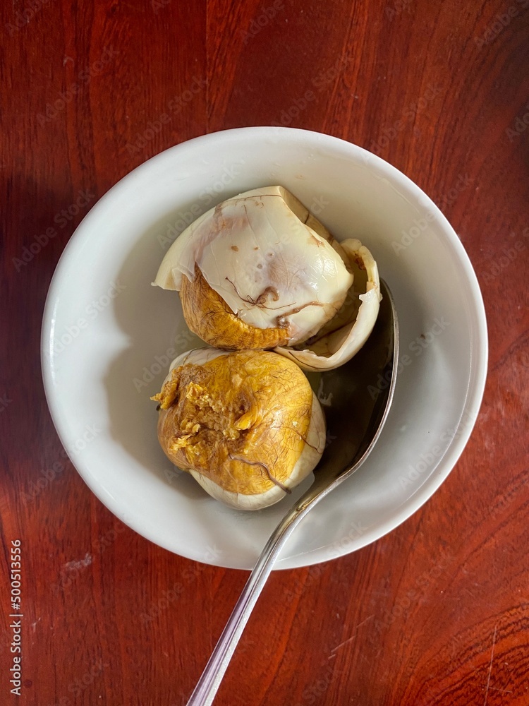 Balut or fertilized duck egg- a special exotic cuisine in Asia ...