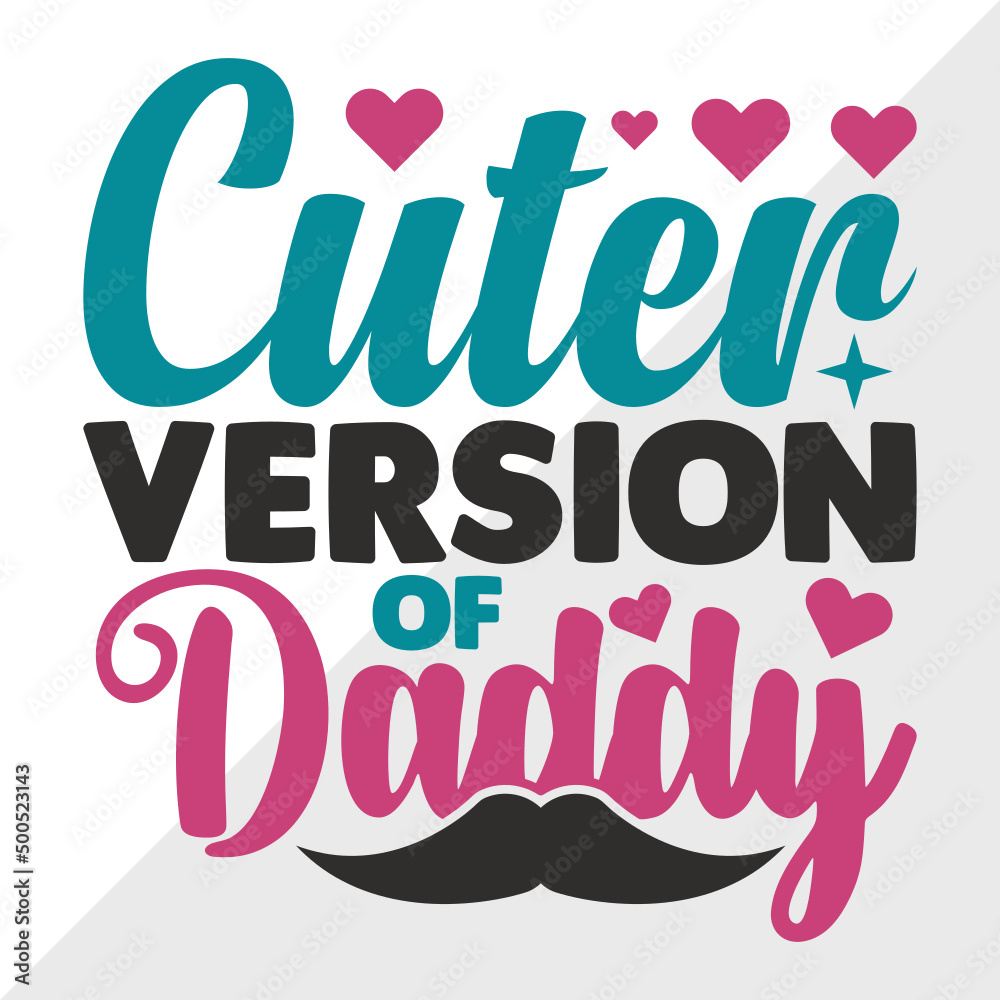 Cuter Version Of Daddy SVG Cut File, Newborn Svg, Baby Bump Svg, Cute ...