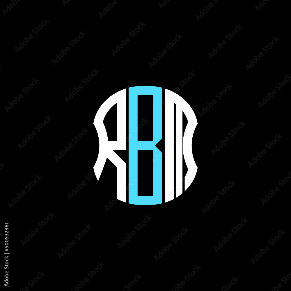 RBM letter logo creative design with vector graphic Stock Vector ...