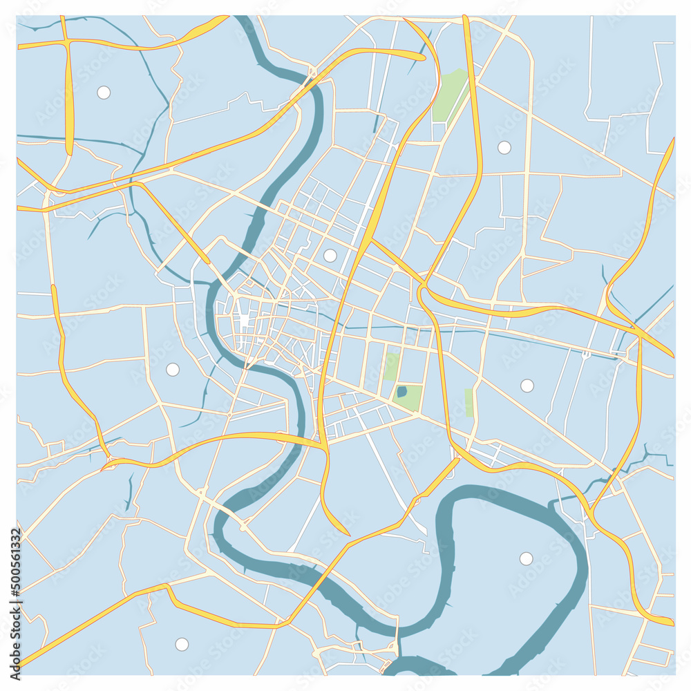 city map for any kind of digital info graphics and print publication ...
