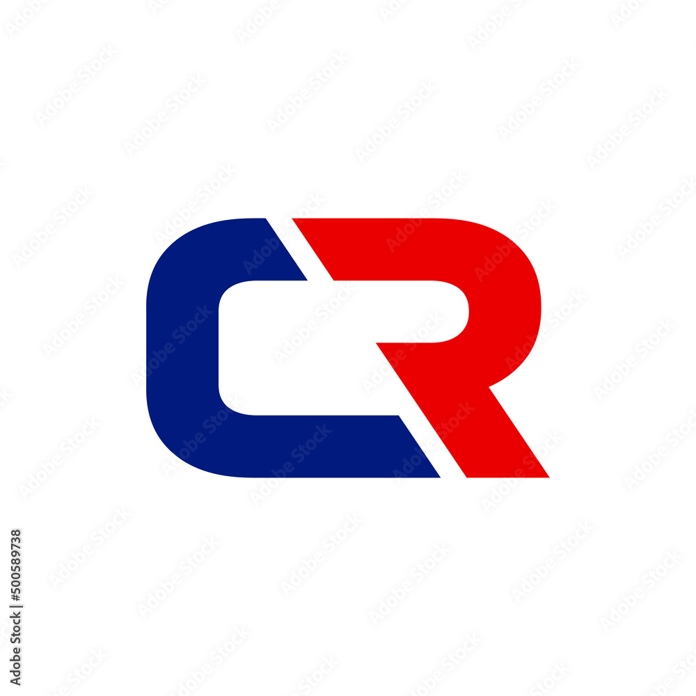 CR Logo can be use for icon, sign, logo and etc Stock Vector | Adobe Stock
