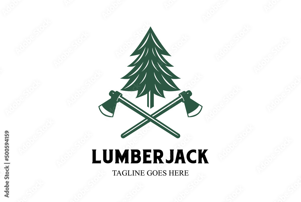 Vintage Pine Evergreen Cedar Conifer Fir Larch Cypress Tree with ...