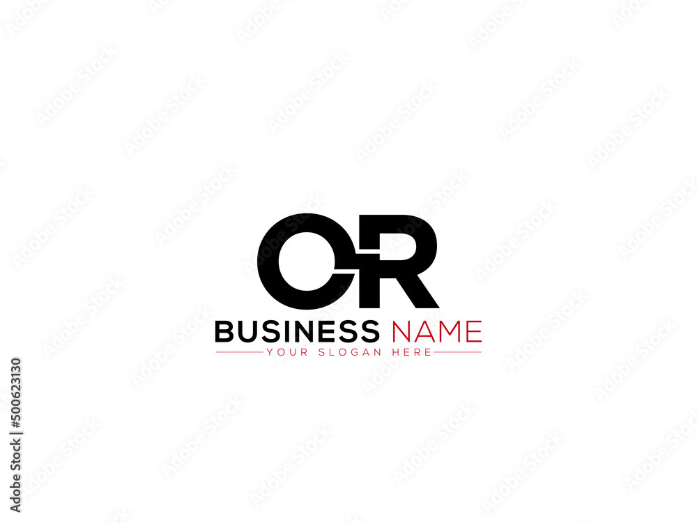OR o r Logo Icon, Unique Or Letter Logo Image Design For Brand Stock ...
