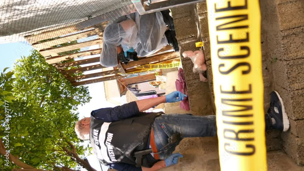 investigations into the kidnapping of the child with CSI investigators ...
