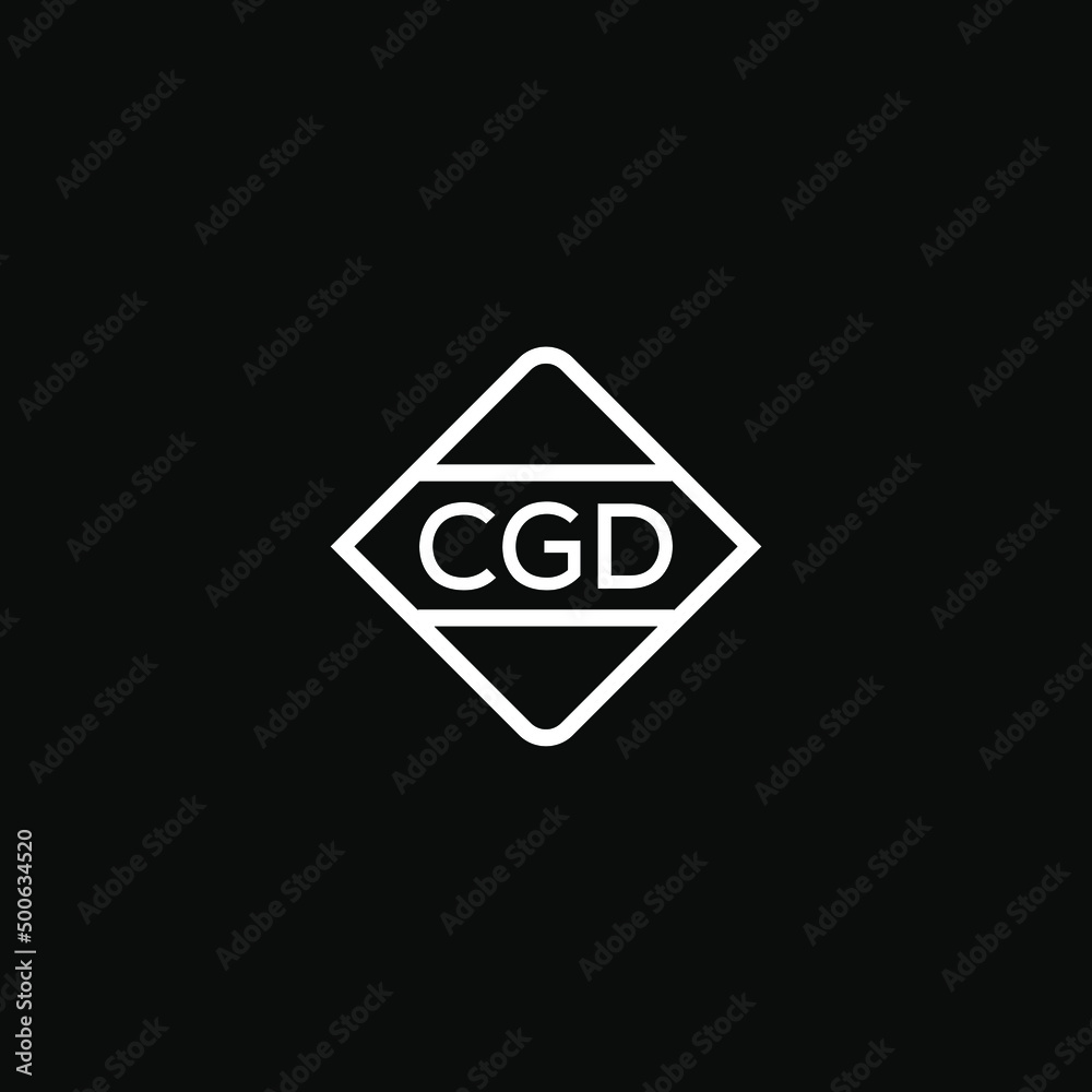 CGD letter design for logo and icon.CGD monogram logo.vector ...