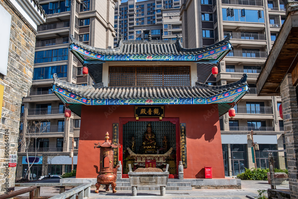 Guanyin Temple, Ancient Street of Porcelain Mouth, Liling, Hunan, China ...
