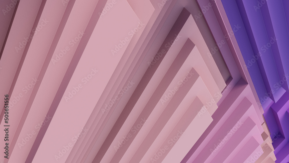 Pastel Colored Tech Background with a Geometric 3D Structure. Clean ...