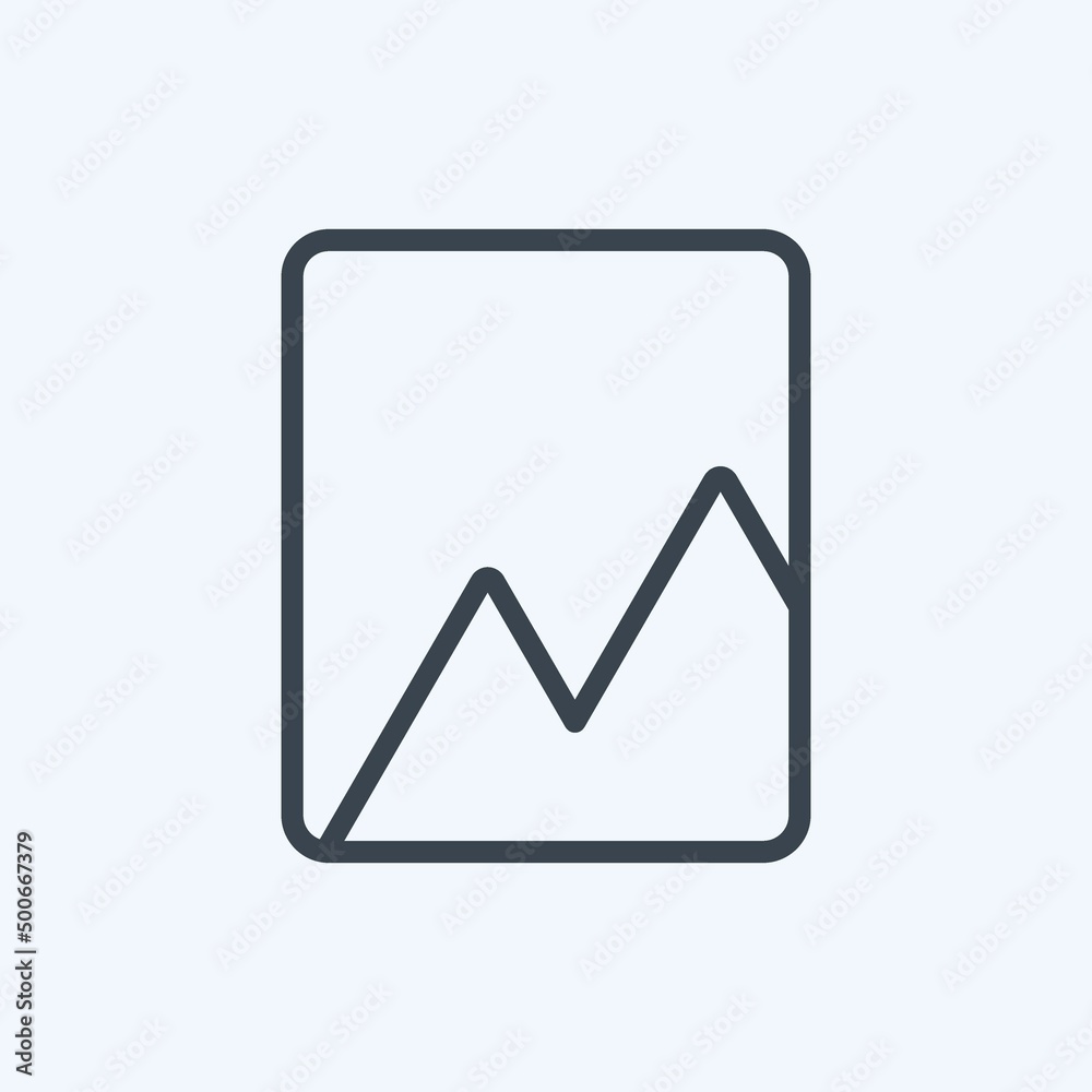 Icon Photo Album. suitable for Photo Editing symbol. line style. simple ...