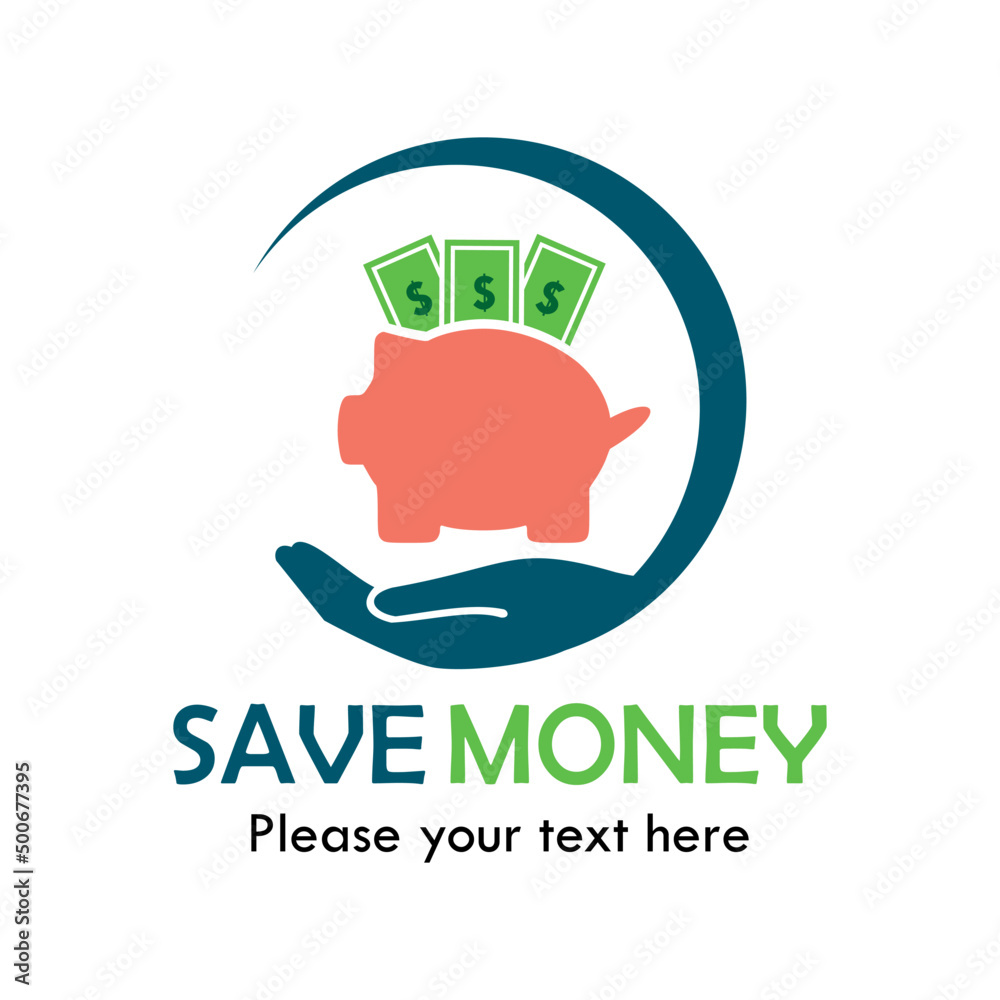 Save money symbol logo template illustration Stock Vector | Adobe Stock