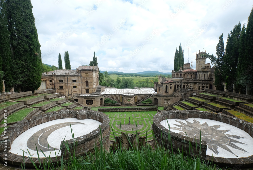 June 2016-The architectural folly garden of La Scarzuola, built by ...