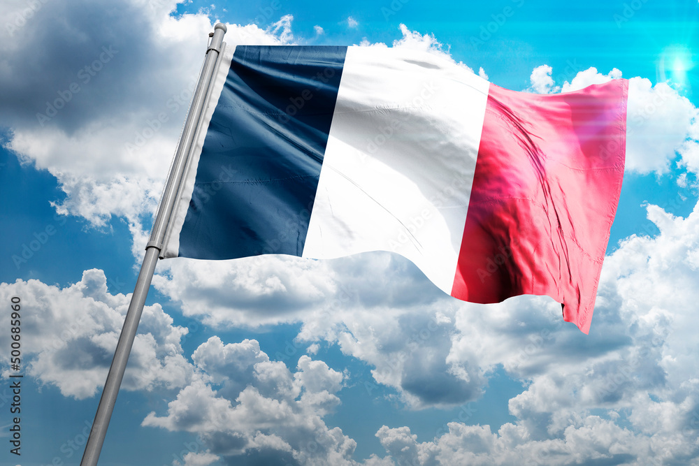 The flag of France (French: drapeau français) is a tricolour flag ...